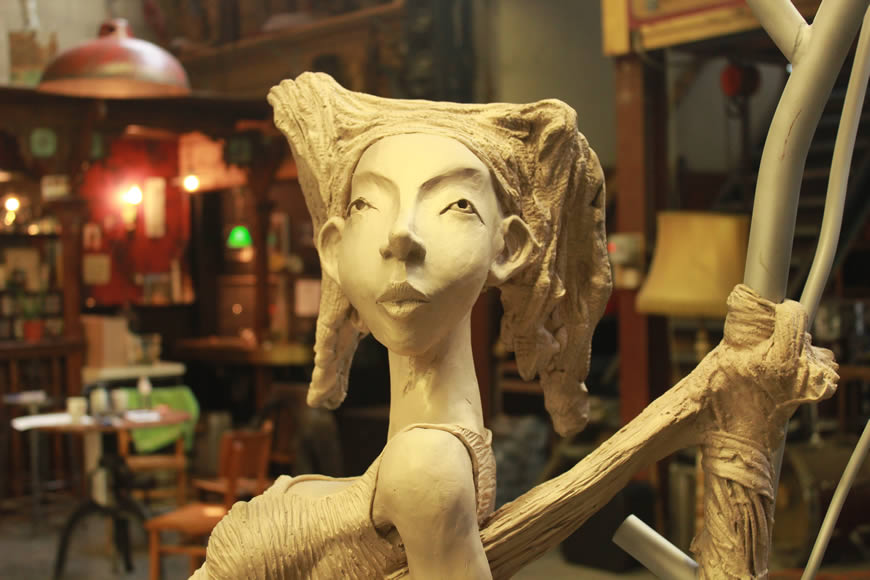 Dirk De Keyzer, sculpture Le Hamac